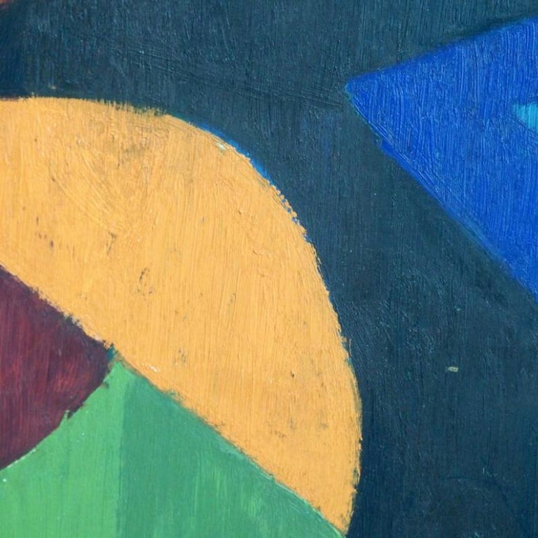 "Concrete" Art Painting, Signed by Vilhelm Christian Serber For Sale at ...