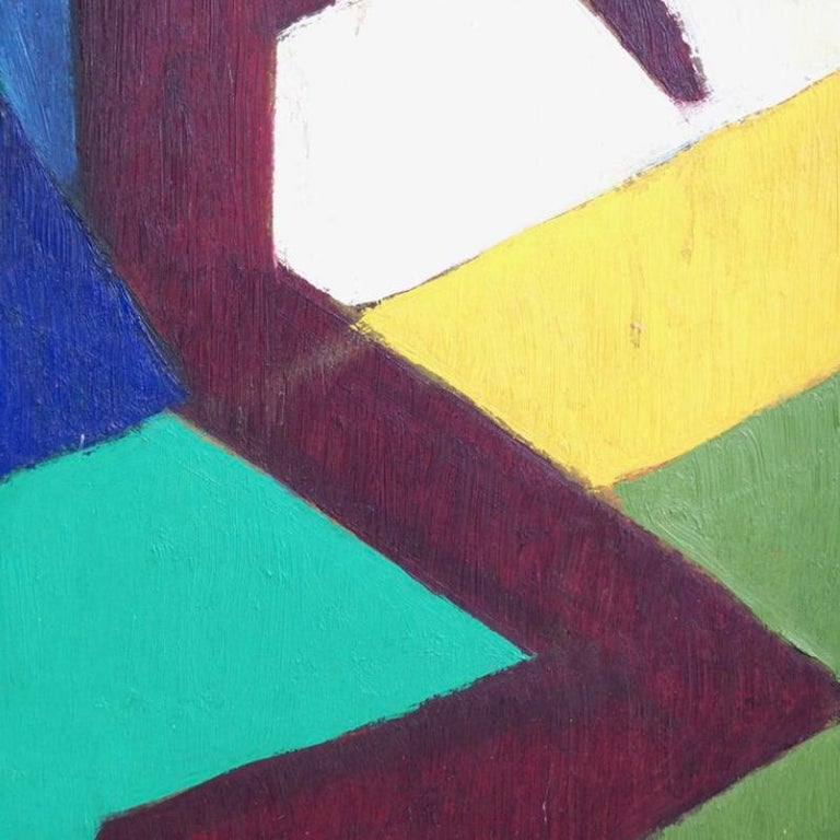 "Concrete" Art Painting, Signed by Vilhelm Christian Serber For Sale at ...