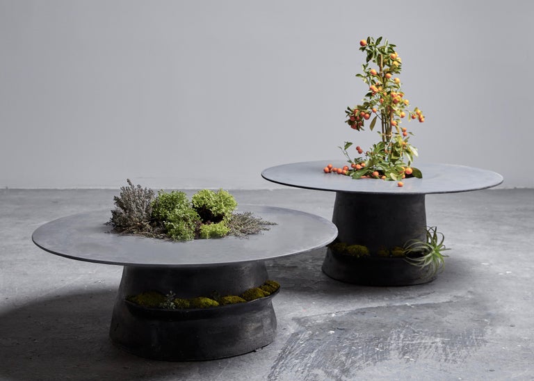 Concrete Caldera Coffee Table by Opiary (18"H) For Sale at 1stDibs
