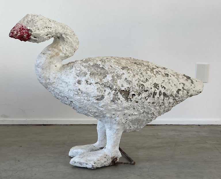 Concrete Geese Sculptures at 1stDibs