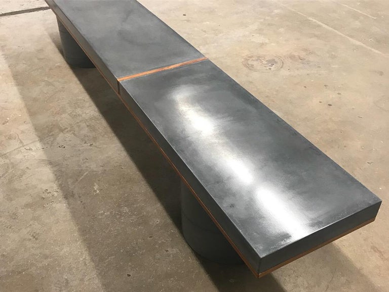 Concrete Kitsugi Column Bench For Sale at 1stDibs