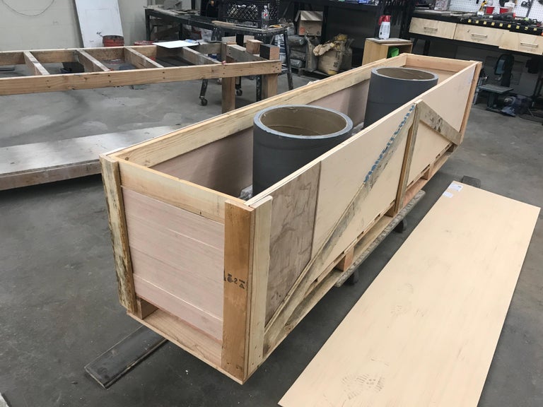 Concrete Kitsugi Column Bench For Sale at 1stDibs