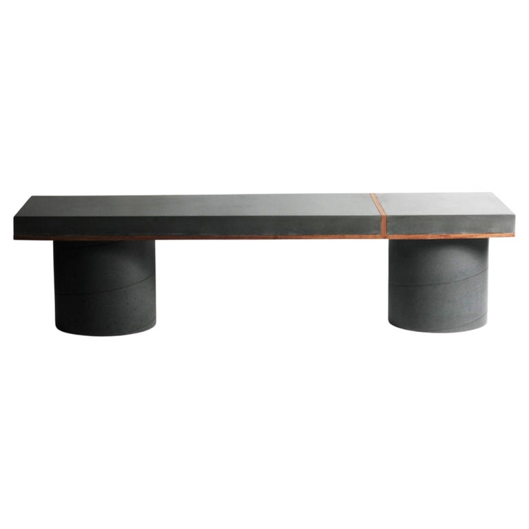 Concrete Kitsugi Column Bench For Sale at 1stDibs