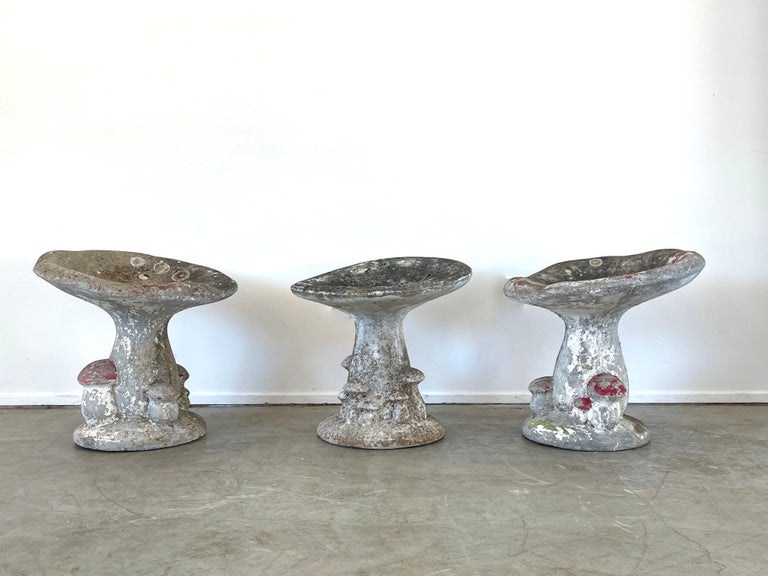 Concrete Mushroom Stools For Sale at 1stDibs