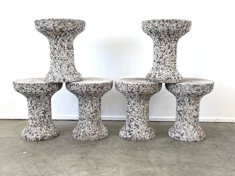 Concrete Stools at 1stDibs