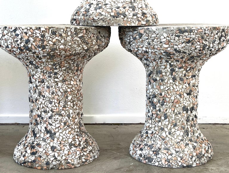 Concrete Stools at 1stDibs