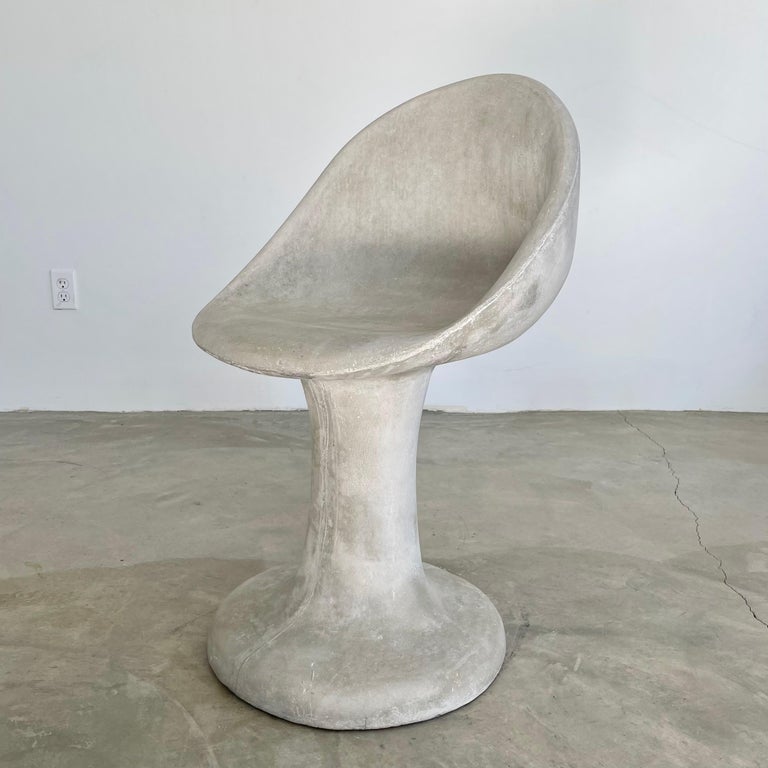Concrete Tulip Chairs by Merit Los Angeles For Sale at 1stDibs