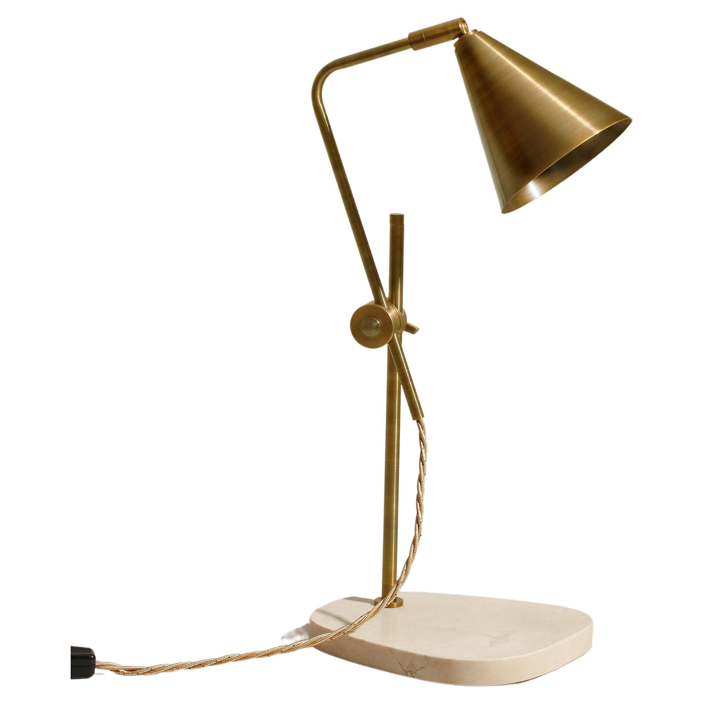 Cone Lamp, Metal Table Lamb For Sale at 1stDibs