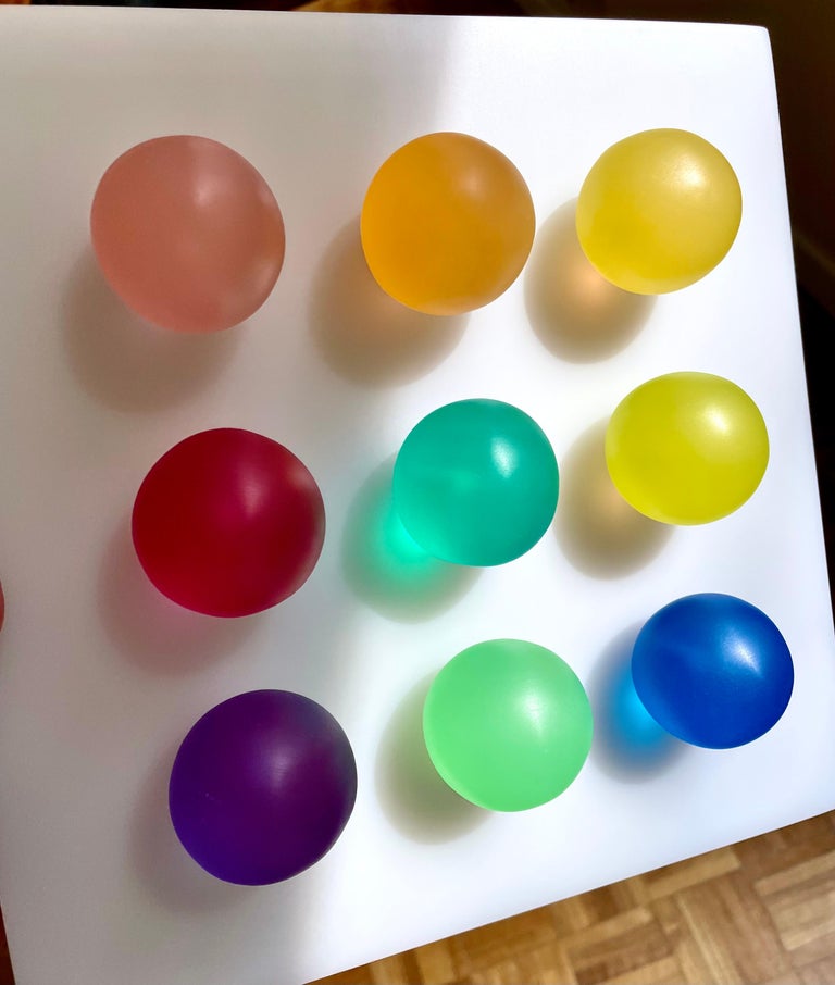 Confetti Resin Wall Art by Paola Valle For Sale at 1stDibs