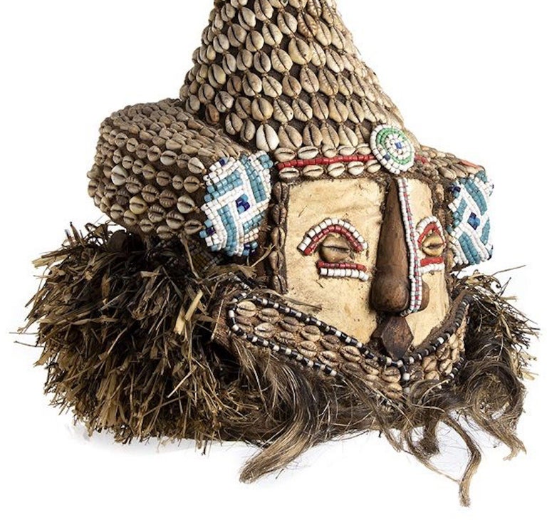Congolese Regal Mukenga Mask, Kuba People, Congo For Sale at 1stdibs