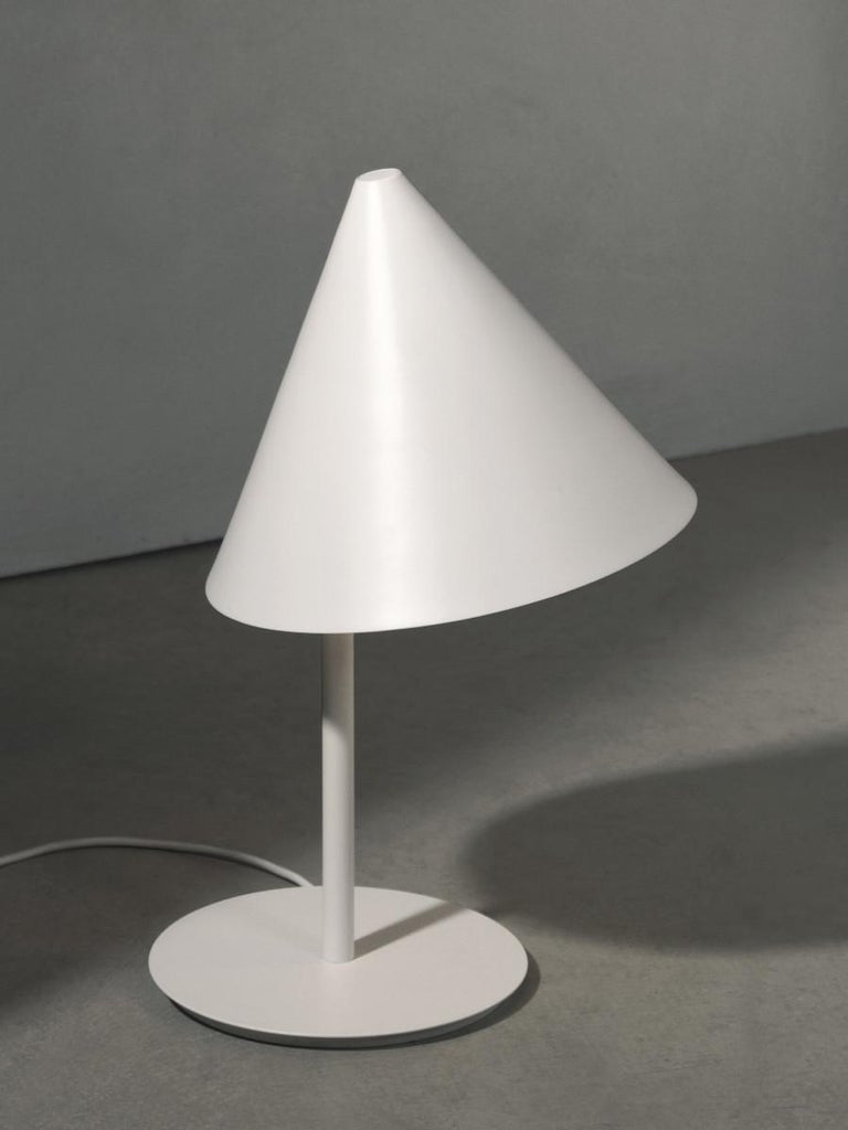 Conic Table Lamp, White Designed by Thomas Bentzen at 1stDibs