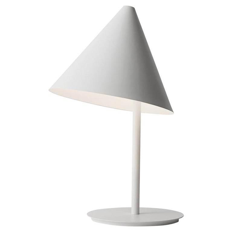 Conic Table Lamp, White Designed by Thomas Bentzen at 1stDibs