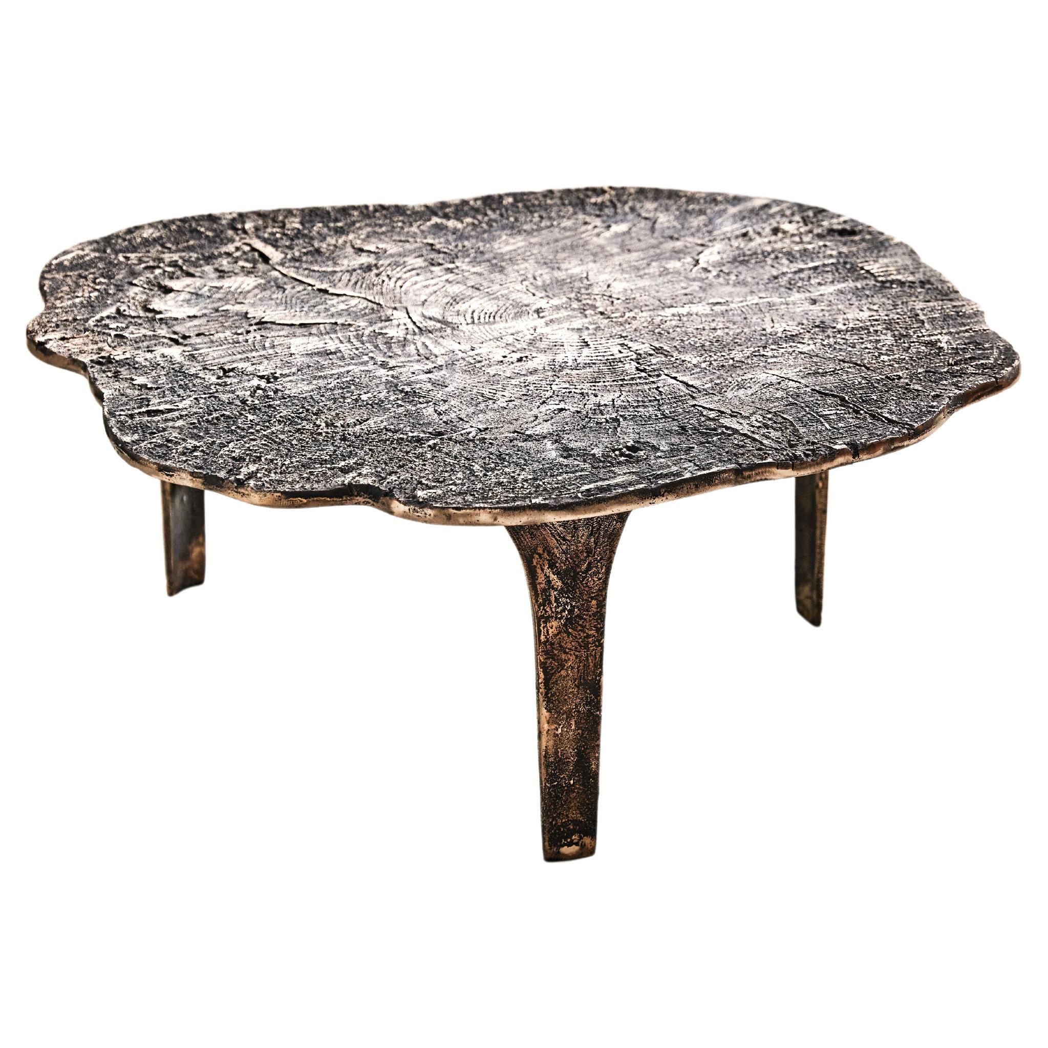 Emilie Bronze and Black Marble Coffee Table by Irene Ganser Ulreich For ...