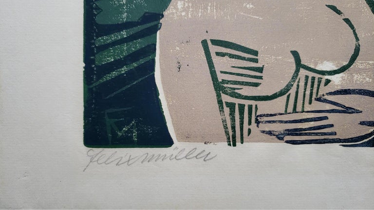 Conrad Felixmuller - Meschen im Wald For Sale at 1stDibs