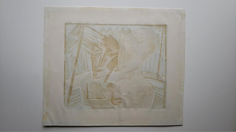 Conrad Felixmuller - Meschen im Wald For Sale at 1stDibs