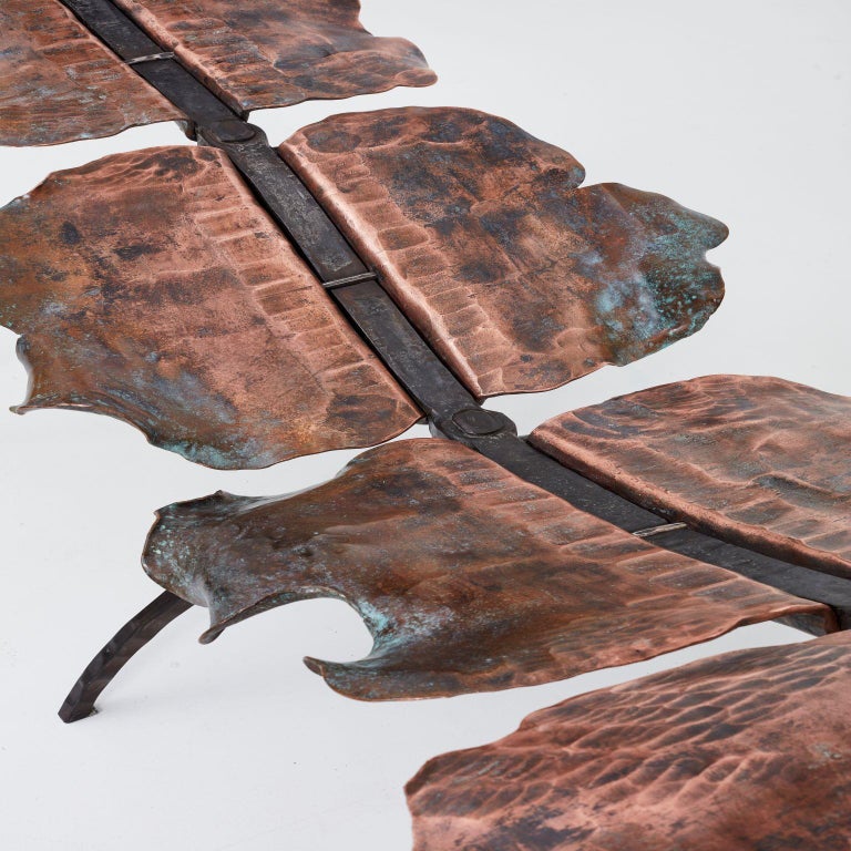 Conrad Hicks, "Firebird Chaise", Copper and High Carbon Steel Chaise ...