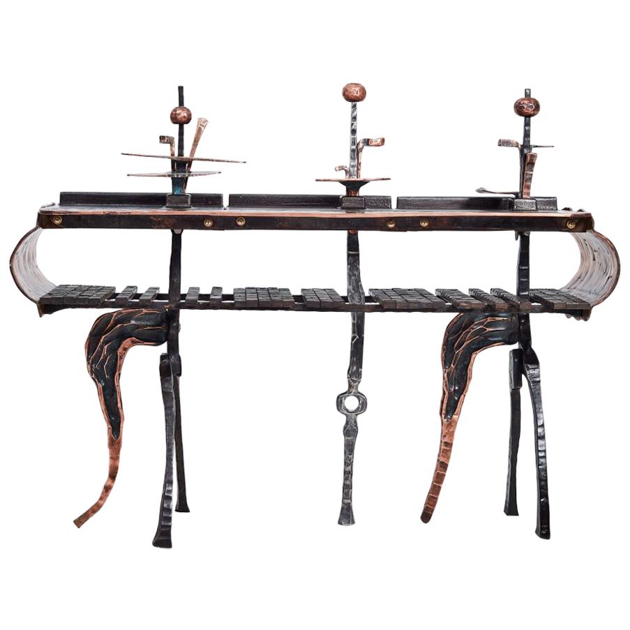 Conrad Hicks, "Toolmaker's Server", Copper and Carbon Steel Server For ...