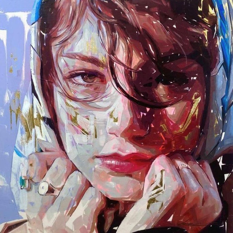 Conrado López - "Sagitta," Oil Painting For Sale at 1stDibs