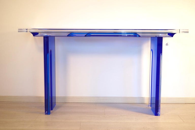 Console Deep Blue Model For Sale at 1stDibs