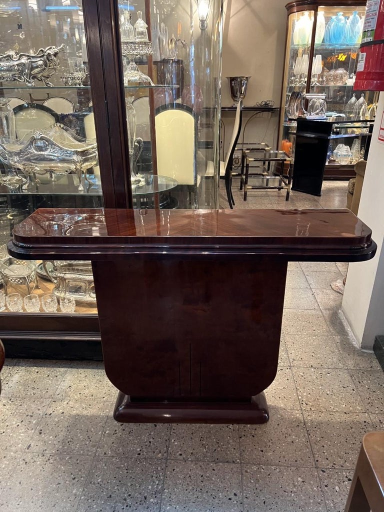 Console in Wood, France, 1920, Art Deco For Sale at 1stDibs