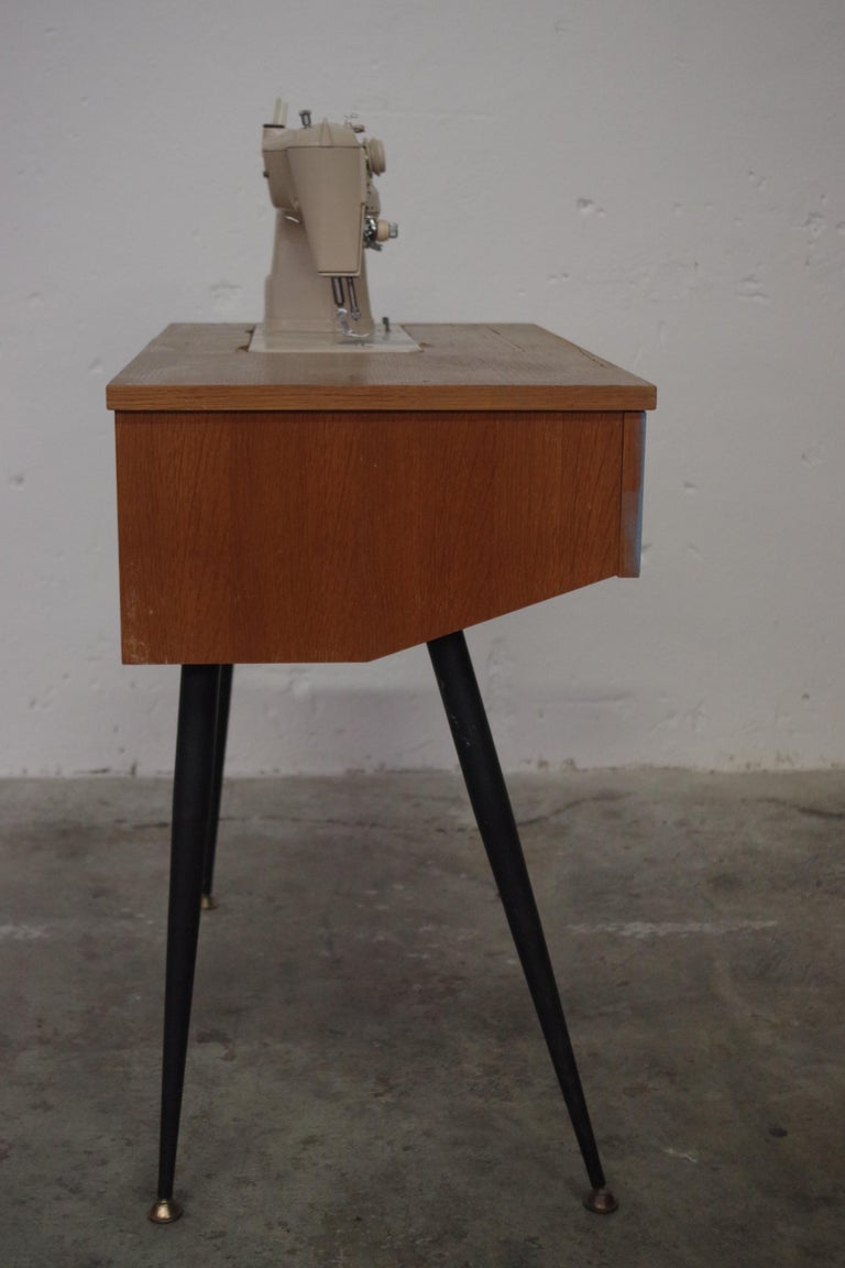 Console Electric Sewing Machine For Sale at 1stDibs | console sewing ...