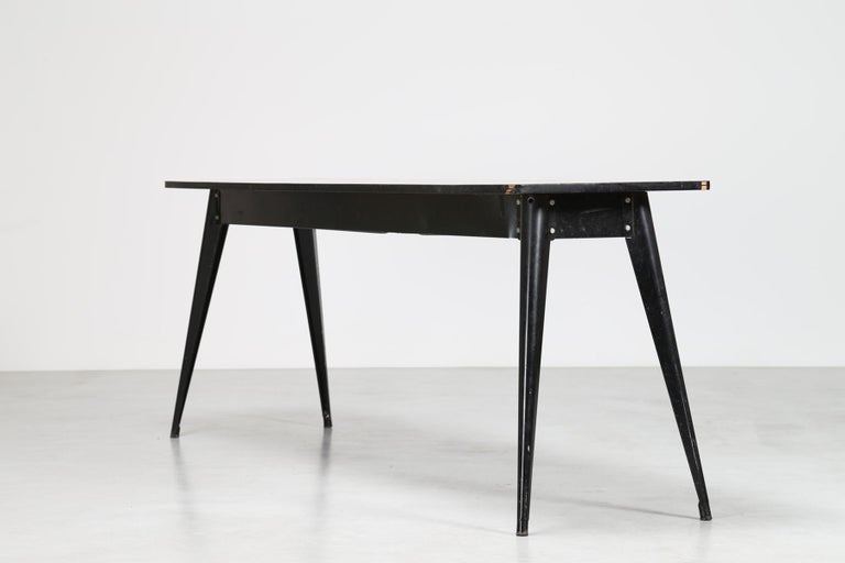 Console Table Attributed to Jean Prouvè, 1950s at 1stDibs
