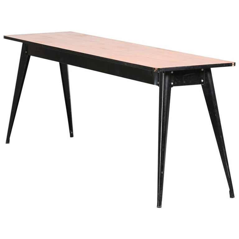 Console Table Attributed to Jean Prouvè, 1950s at 1stDibs