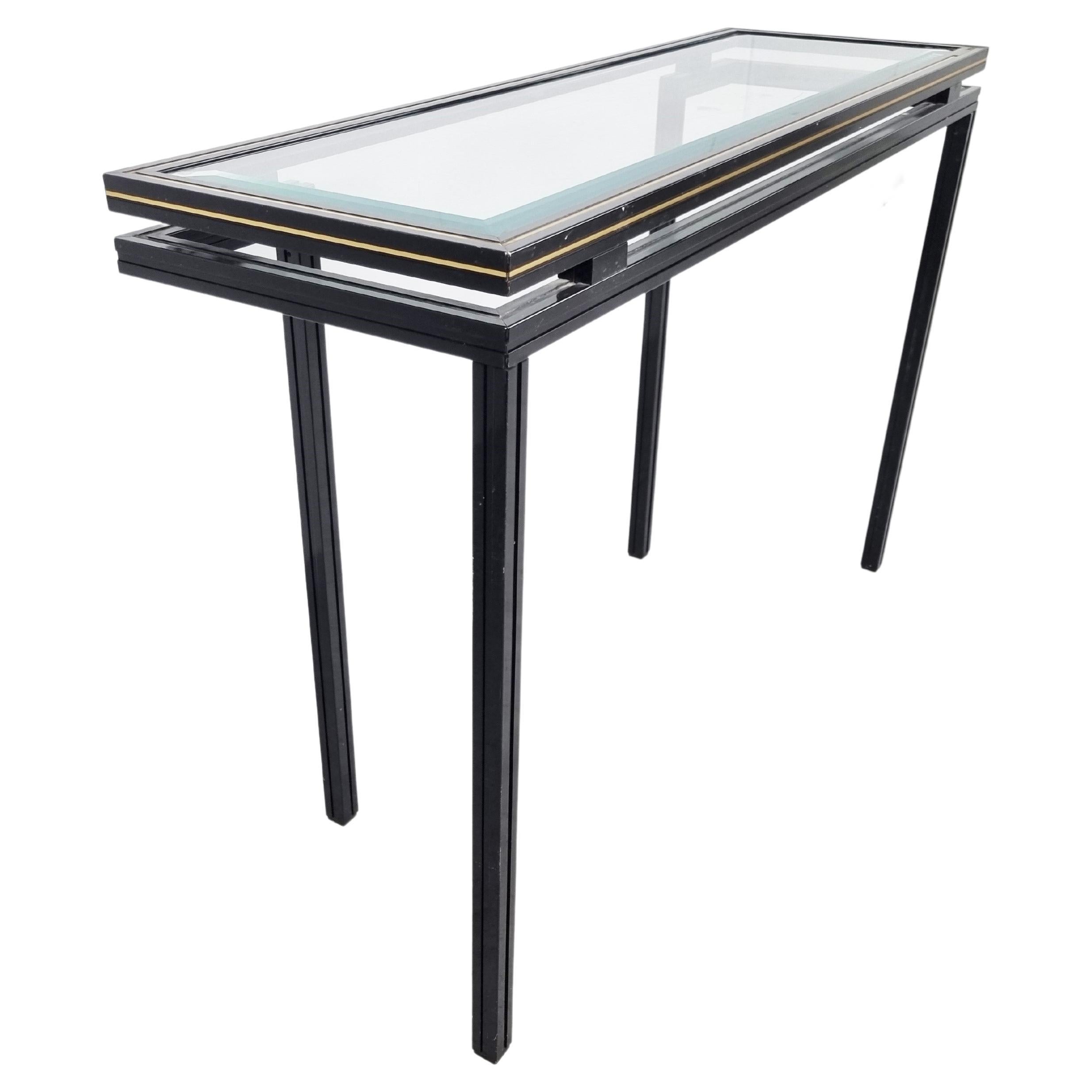 Unique Pierre Vandel Paris Burgundy Console Table, France 1970s For ...