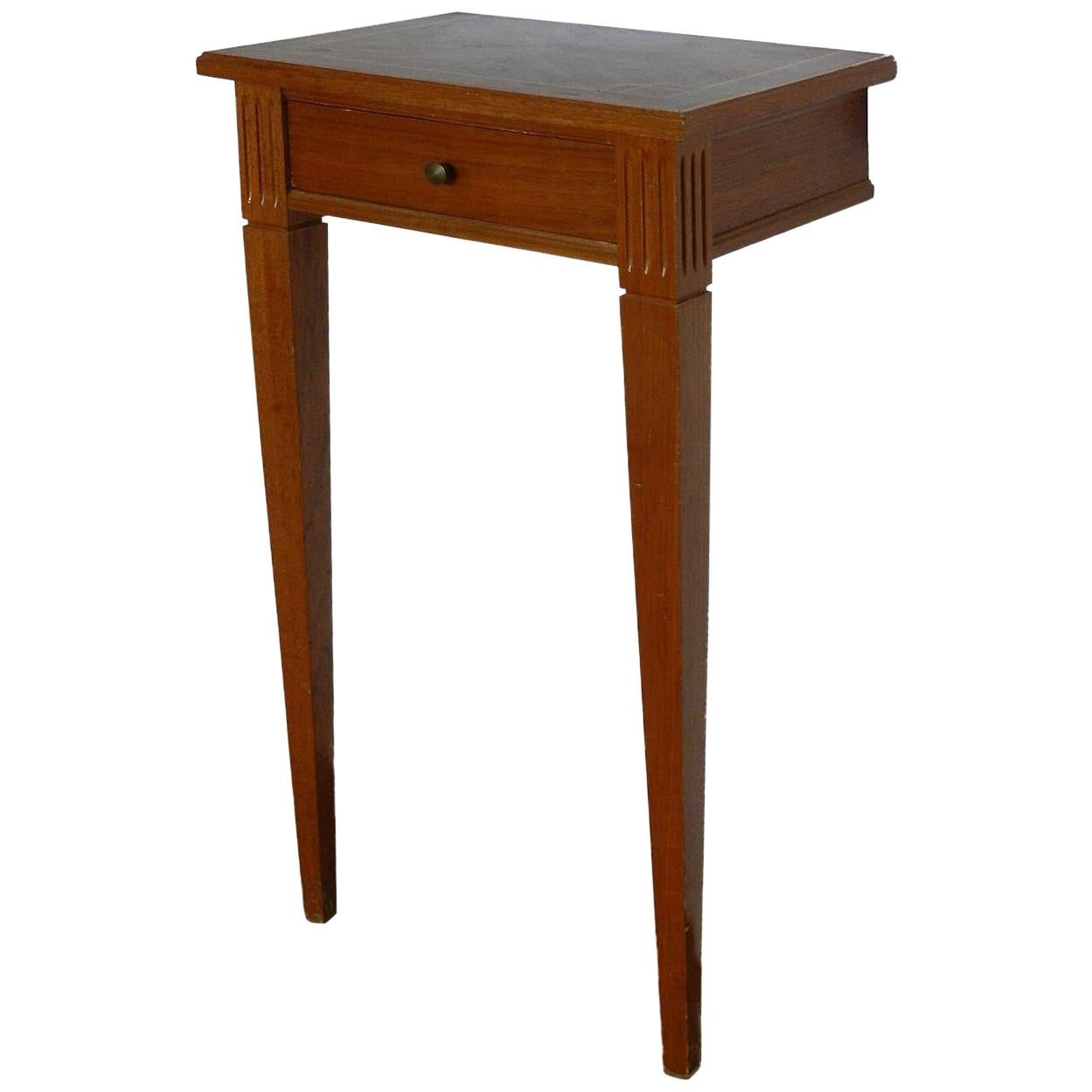 French Wheeled Console or Hallway Unit Table, Midcentury For Sale at ...