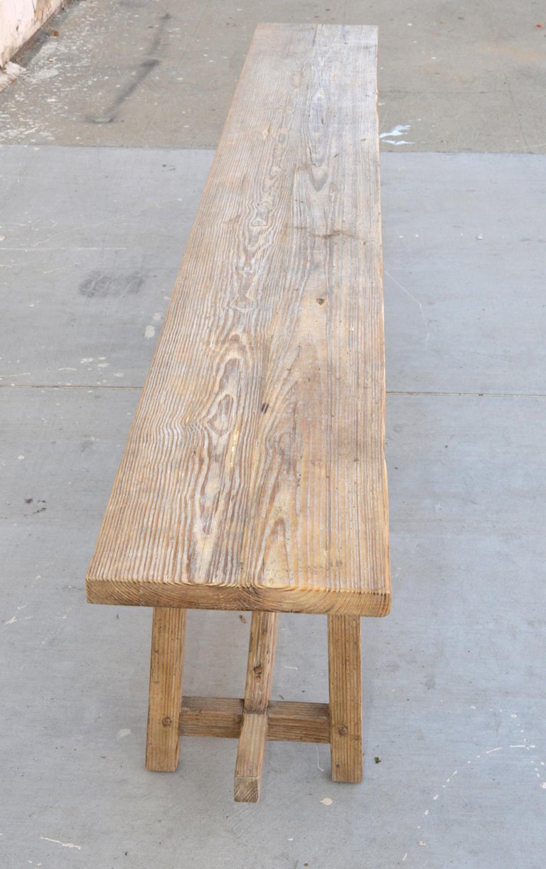 Console Table Made from Reclaimed Pine, Built to Order by Petersen ...