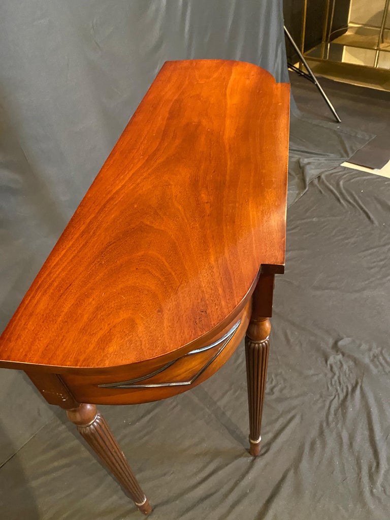 Console Table Mahogany Georgian Styling, by Arthur Brett at 1stDibs