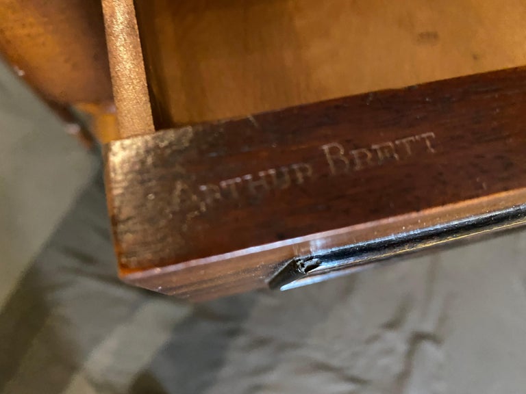 Console Table Mahogany Georgian Styling, by Arthur Brett at 1stDibs