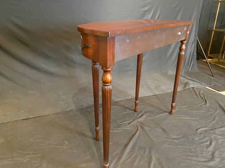 Console Table Mahogany Georgian Styling, by Arthur Brett at 1stDibs