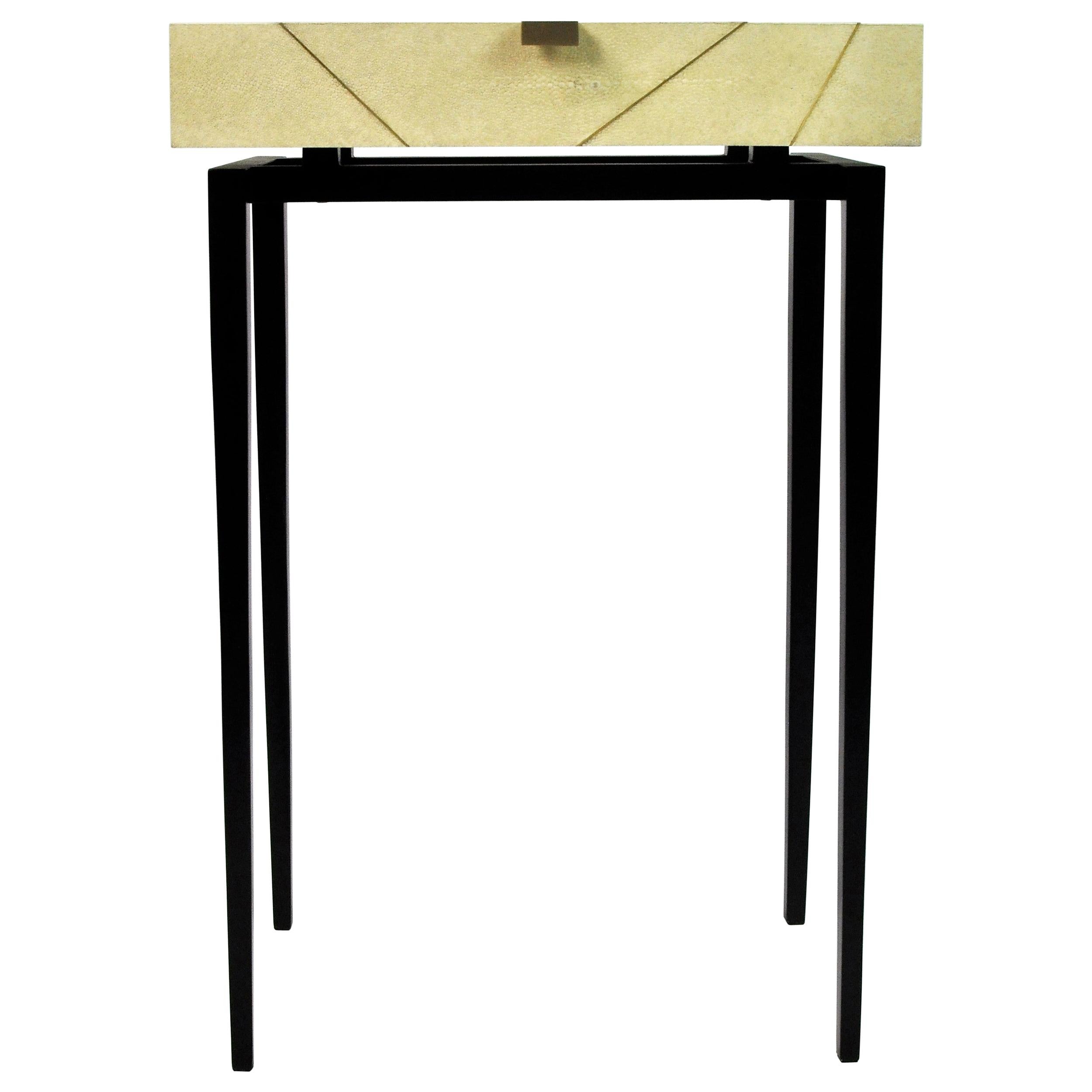 Modern Shagreen Console Table at 1stDibs