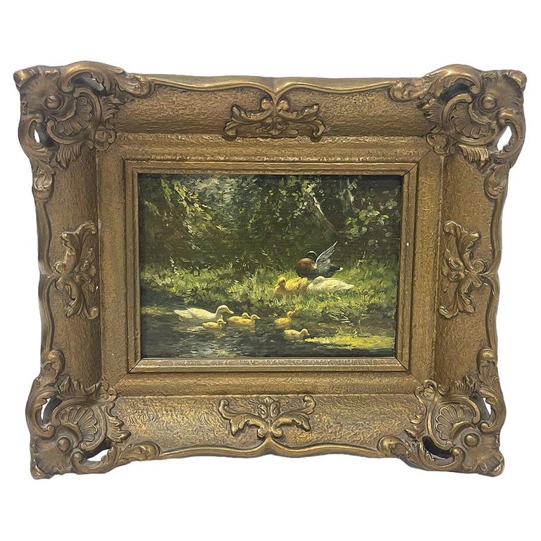 Constant David Ludovic Artz Oil Painting on Panel For Sale at 1stDibs