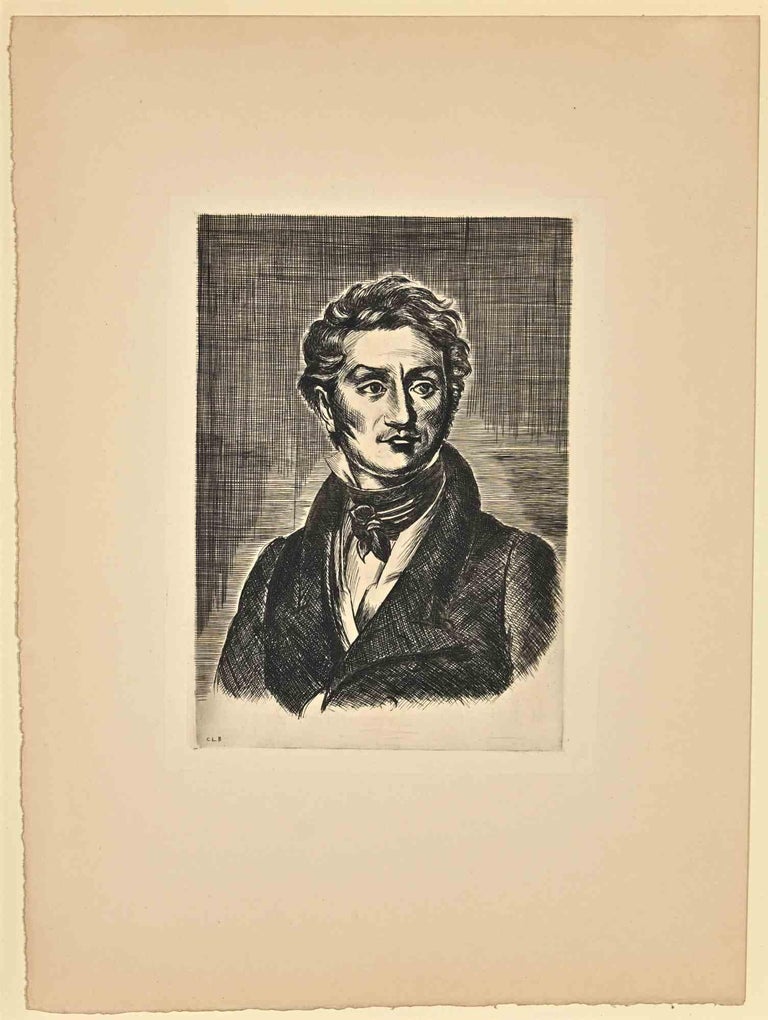Charles Nodier - Etching by Constant Le Breton - Early 20th Century For ...
