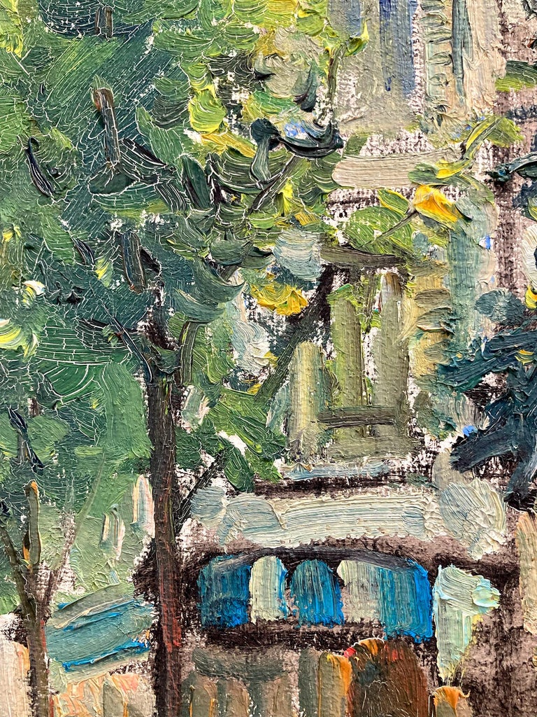 Constantin Kluge - "Parisian Street Scene" French Post-Impressionist ...