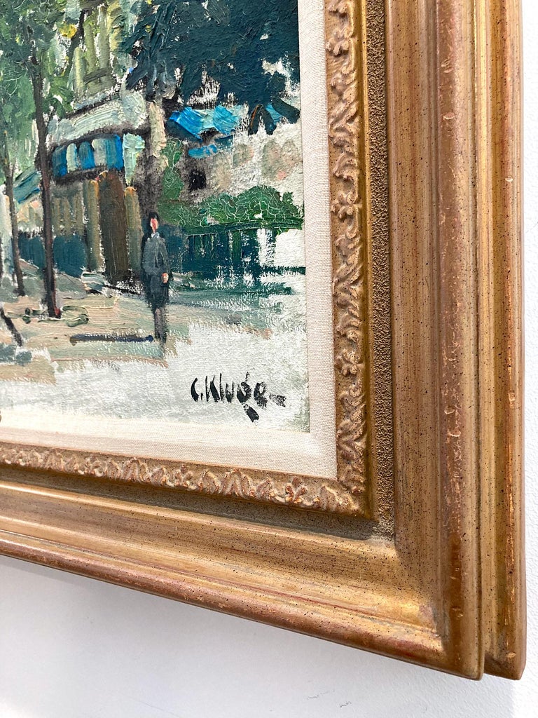 Constantin Kluge - "Parisian Street Scene" French Post-Impressionist ...