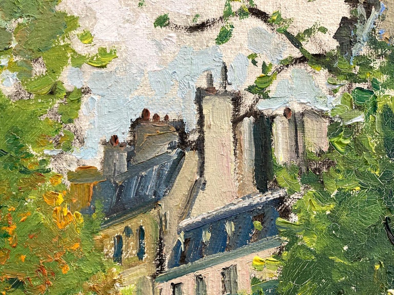 Constantin Kluge - "Parisian Street Scene" French Post-Impressionist ...