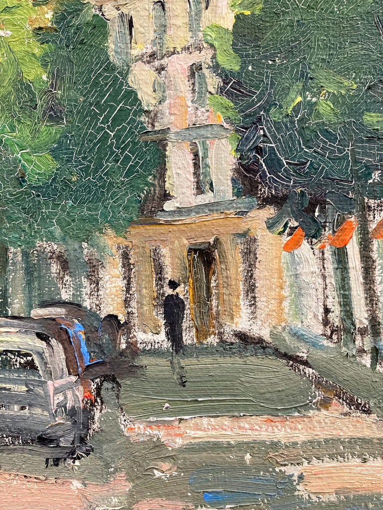 Constantin Kluge - "Parisian Street Scene" French Post-Impressionist ...