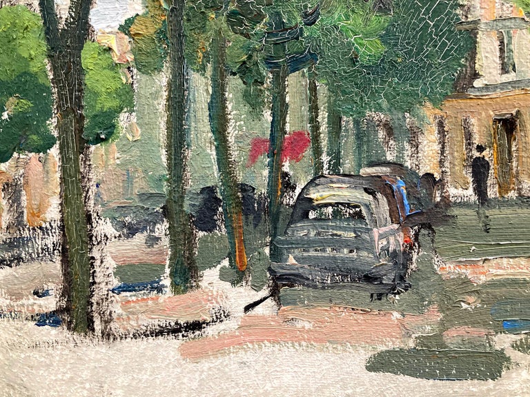 Constantin Kluge - "Parisian Street Scene" French Post-Impressionist ...