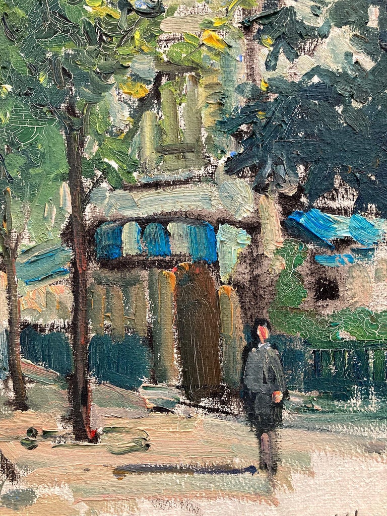 Constantin Kluge - "Parisian Street Scene" French Post-Impressionist ...