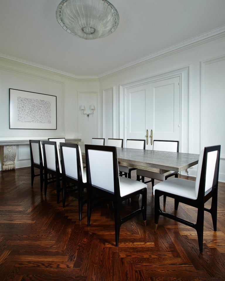 Constantine Armless Dining Chair with Upholstered Back and Seat, by ...