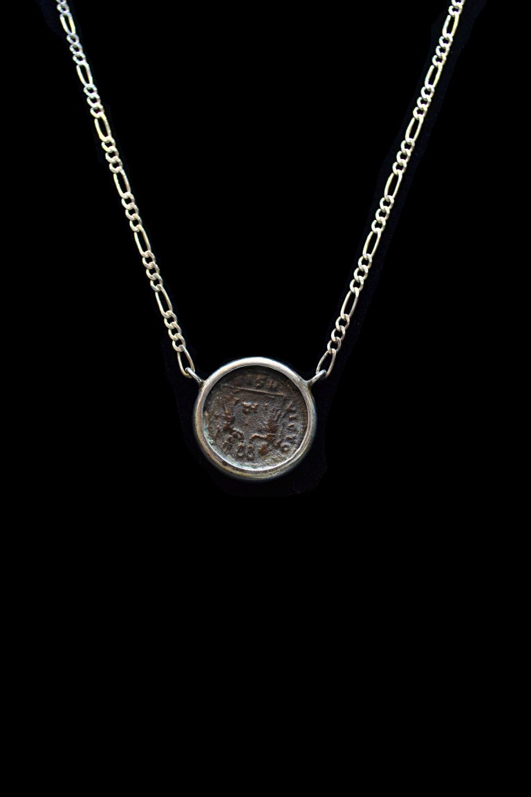 Constantine the Great Coin Silver Necklace For Sale at 1stDibs ...