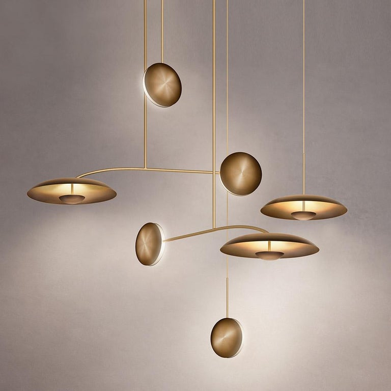 'Constellation 02 Ore' Bronze Gradient Brass Ceiling Pendants For Sale ...
