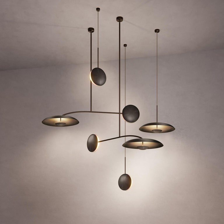'Constellation 02 Regolith' Dark Bronze Brass Ceiling Pendants For Sale ...