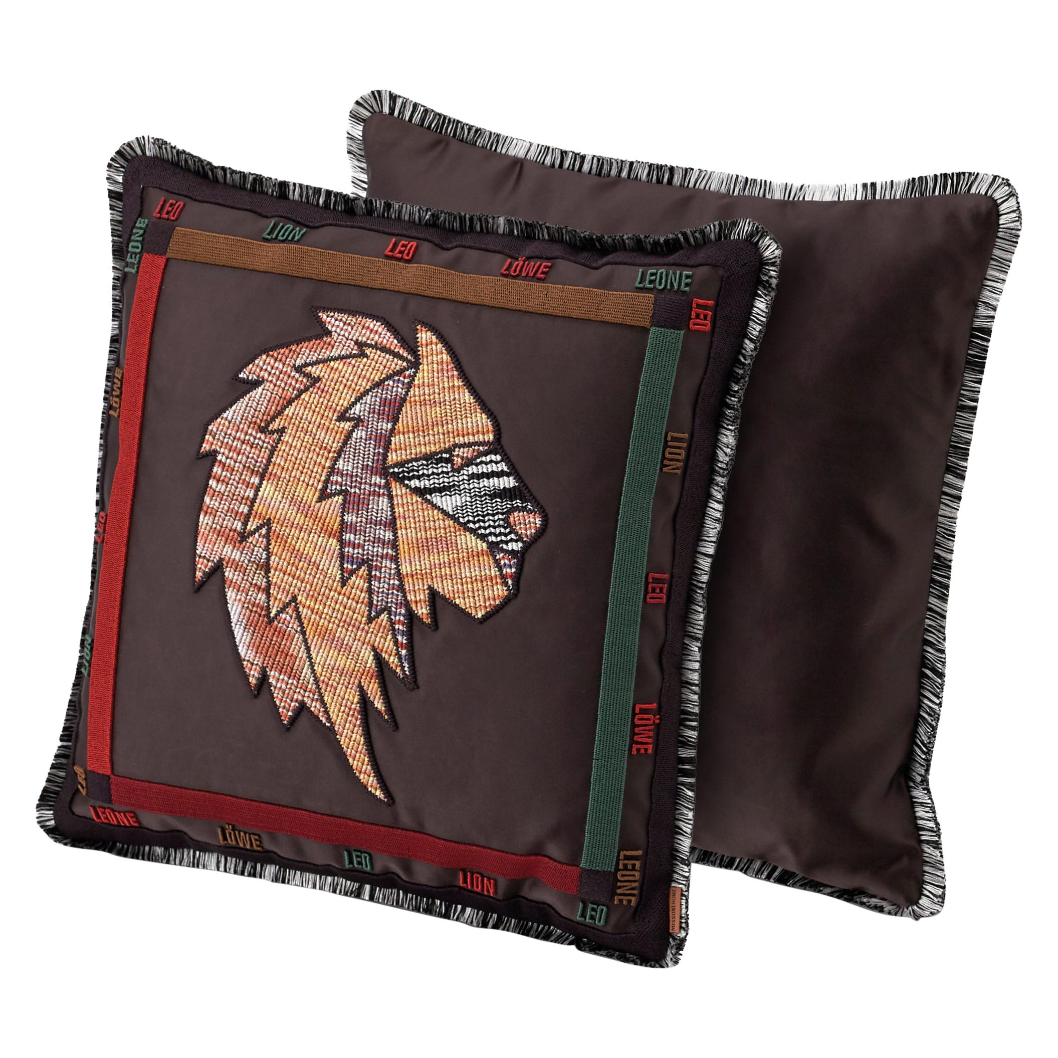 Dada, Hand Embroidered Character Cushion by Jupe by Jackie For Sale at ...