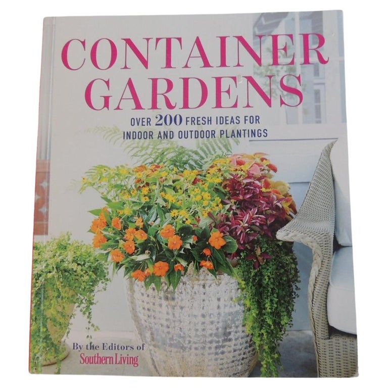 Container Gardens Softcover Book For Sale at 1stDibs