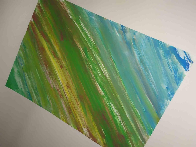 Contempologyc E.M. - Land and Water - Tempera on paper - 2021 For Sale ...