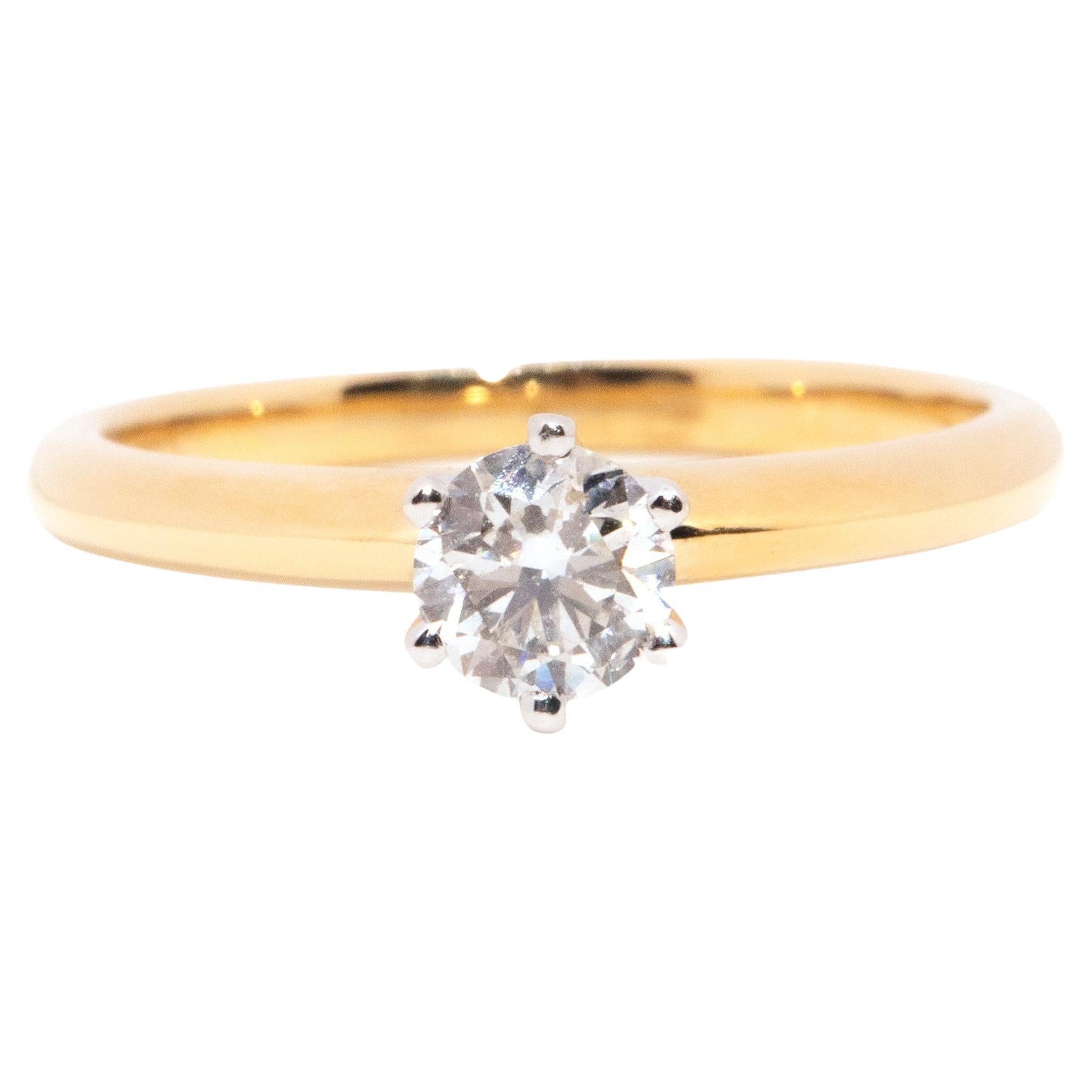 .50 Carat Diamond Solitaire White Gold Engagement Ring For Sale at ...